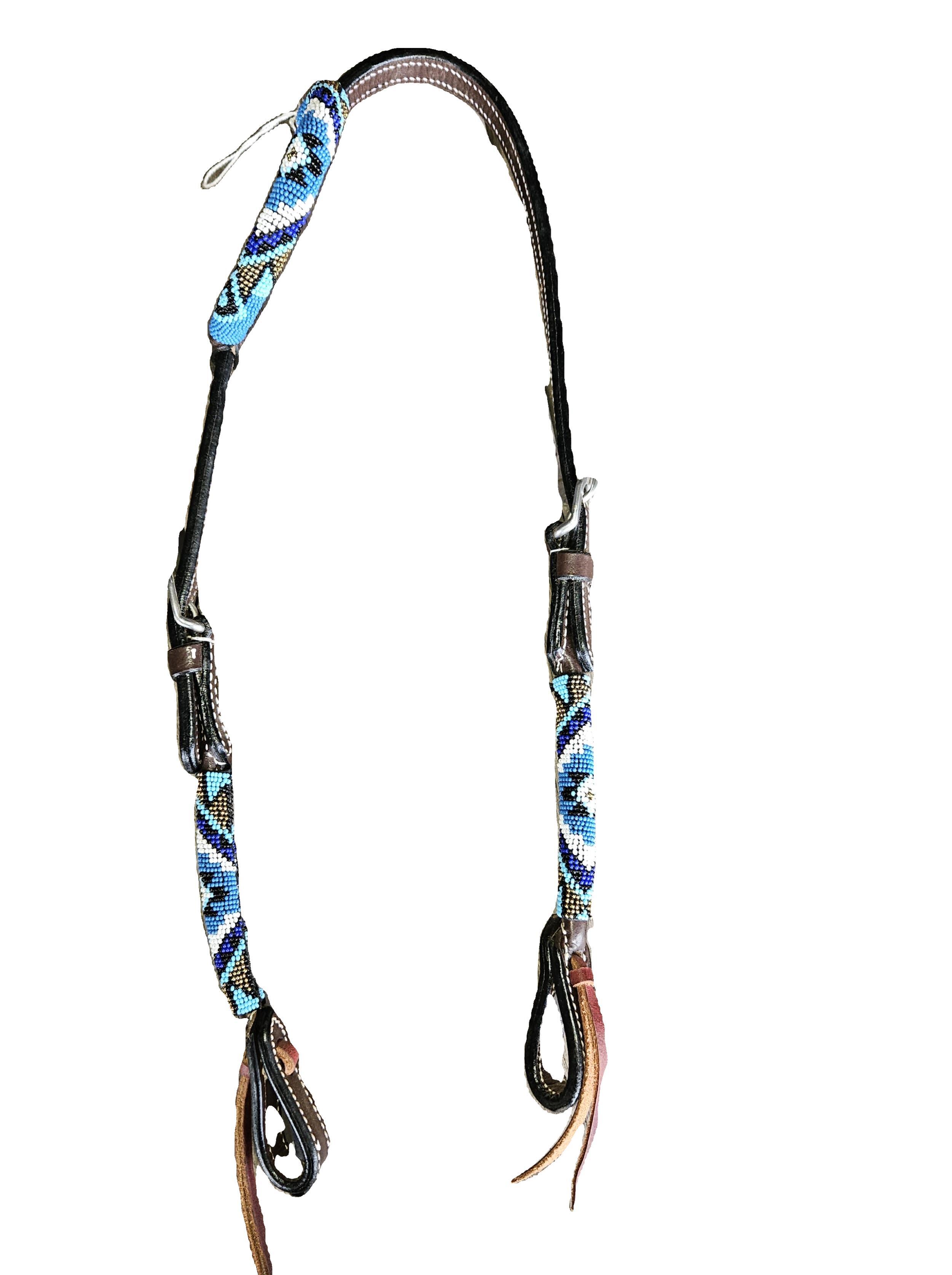 Beaded One Ear Bridle | Darkes Forest Ranch